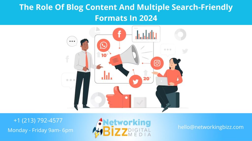 The Role Of Blog Content And Multiple Search-Friendly Formats In 2024 ...